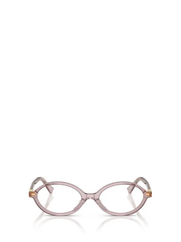Miu Miu Eyeglasses Oval - Mauve Transparent