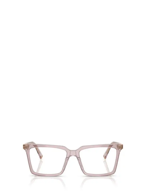 Miu Miu Eyeglasses Square Frame - Transparent Mauve