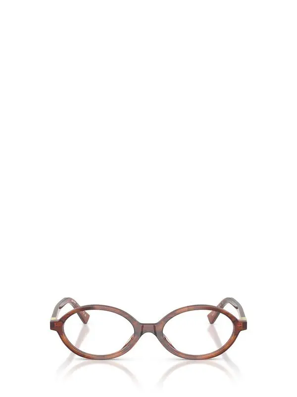 Miu Miu Aviator Eyeglasses - Striped Tobacco