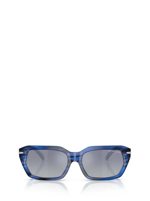Michael Kors Rectangular Sunglasses - Blue Horn