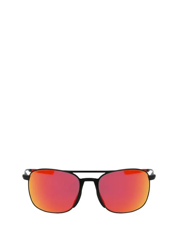 Nike Aviator Sunglasses - Satin Black / Red Mirror