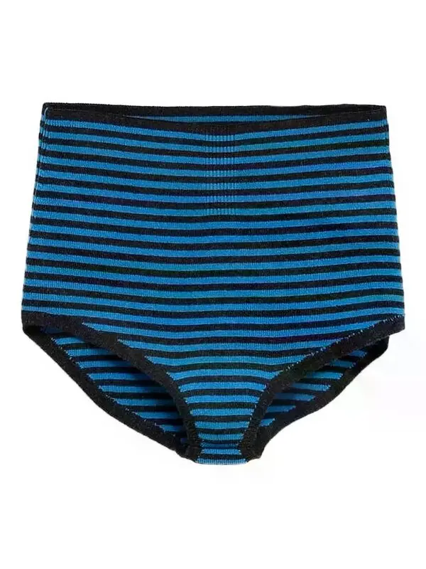 Paloma Wool Striped Mini Shorts - Blue