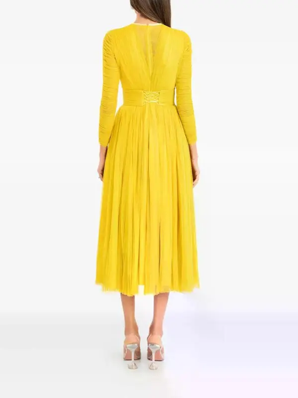 ANA RADU Long-sleeved Midi Dress