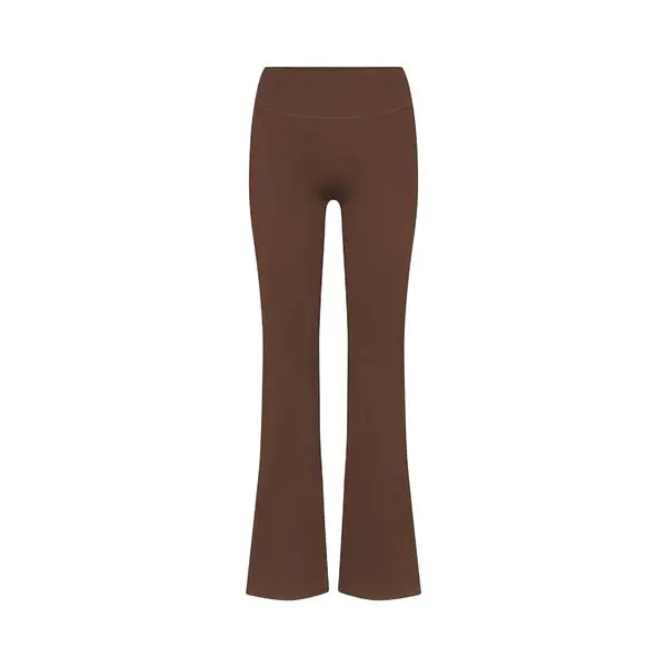 NIKESKIMS Matte Slim Flare Legging 'dark Sepia