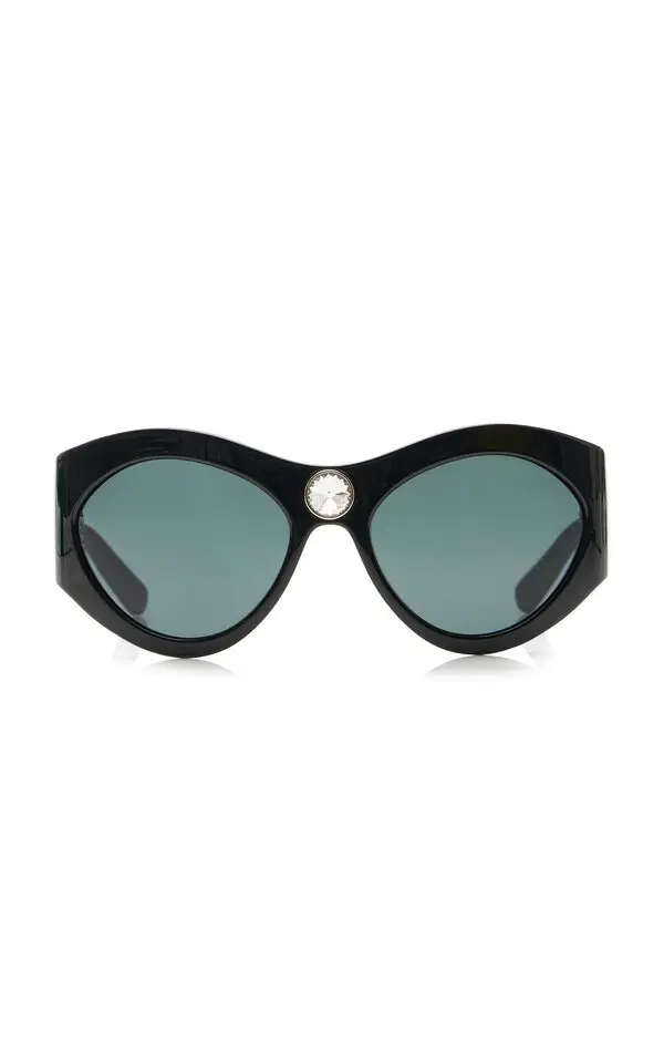 Saint Laurent Round-frame Sunglasses - Black