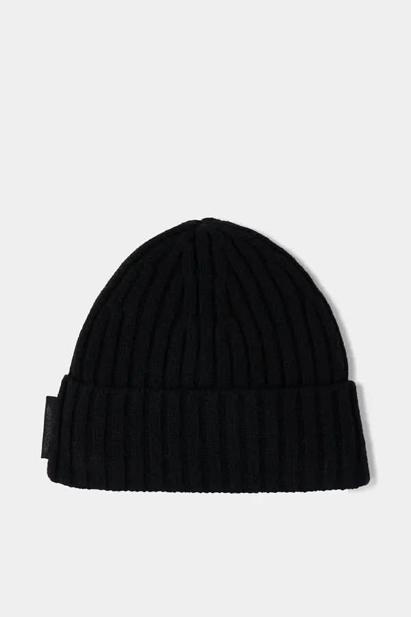 Bogner Bond Ribbed Beanie - Black