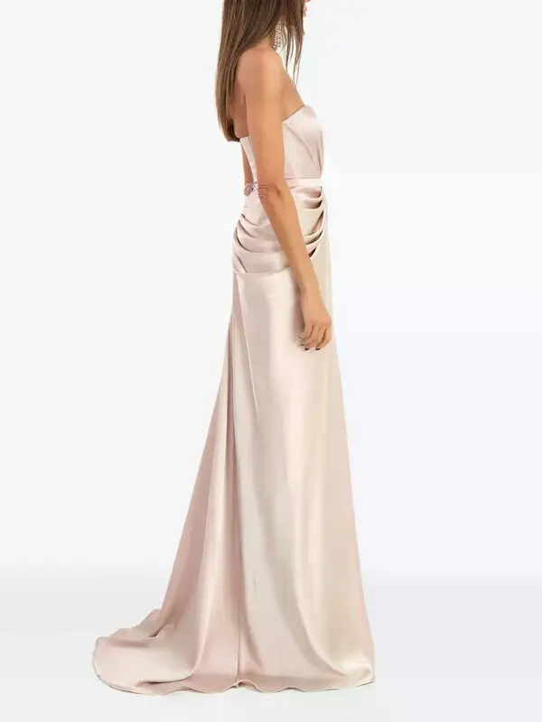 ANA RADU Corset Maxi Dress - Neutrals