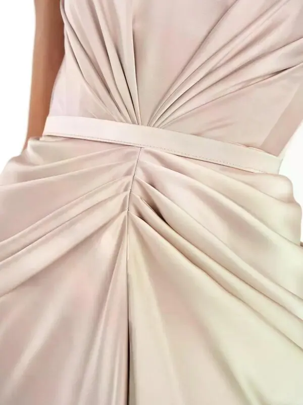 ANA RADU Corset Maxi Dress - Neutrals