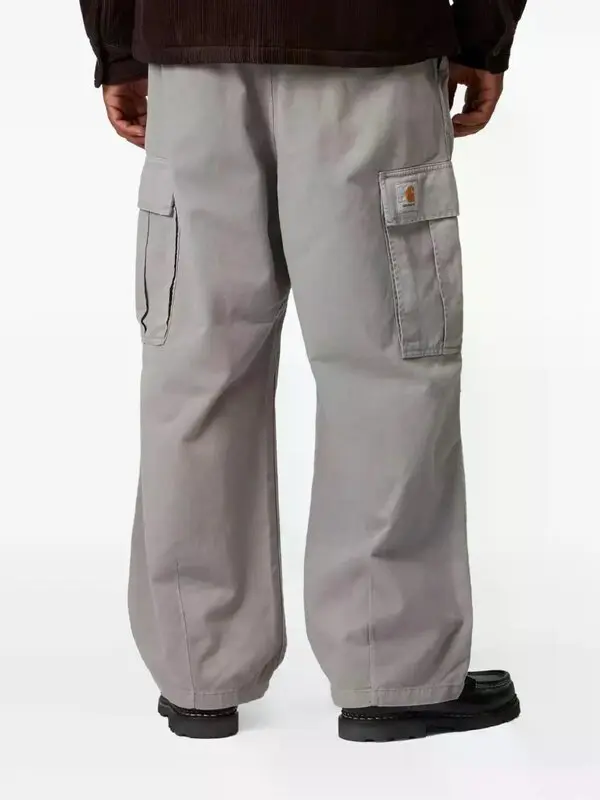 Carhartt Work In Progress Cargo Cotton Trousers - Grey