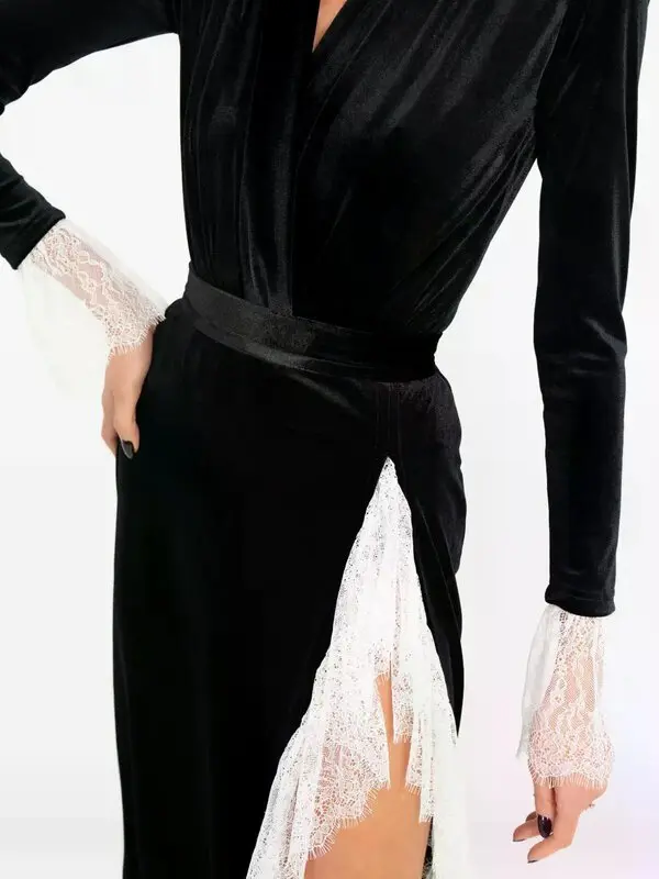 ANA RADU V-neck Midi Dress