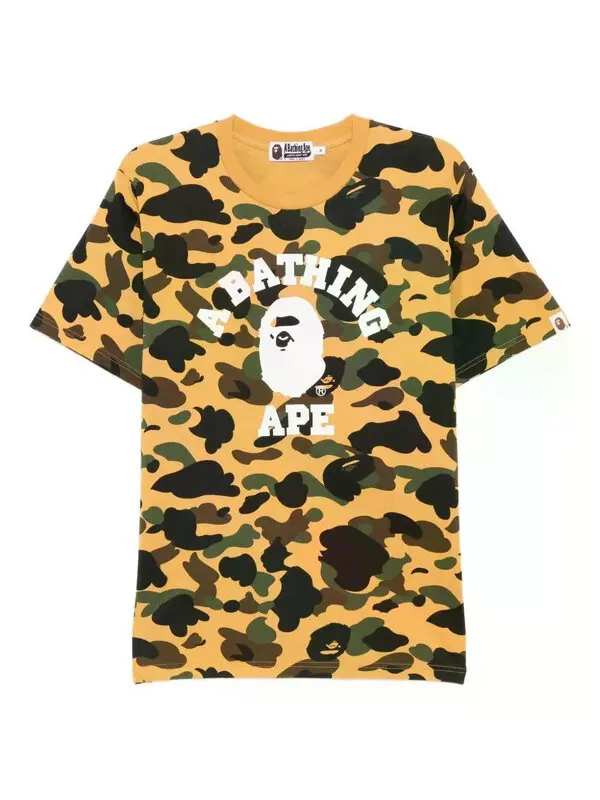 A BATHING APE Logo Printed T-shirt