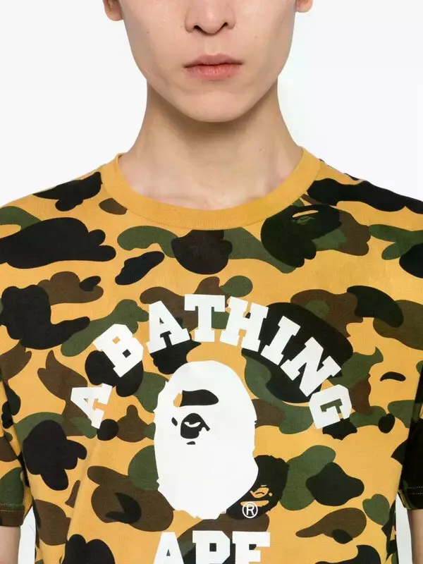A BATHING APE Logo Printed T-shirt
