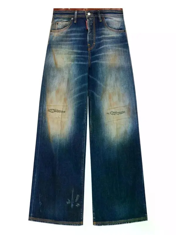 Dsquared2 Logo-embroidered Jeans