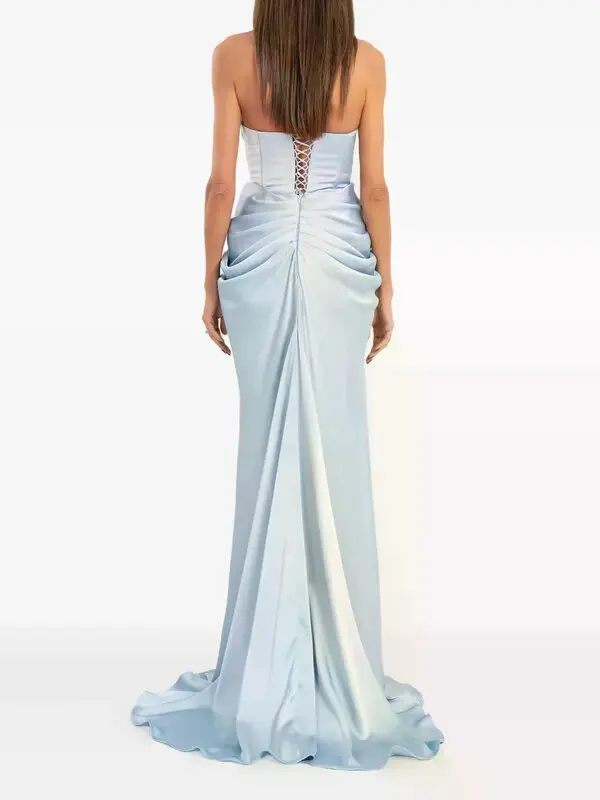 ANA RADU Strapless Maxi Dress - Blue