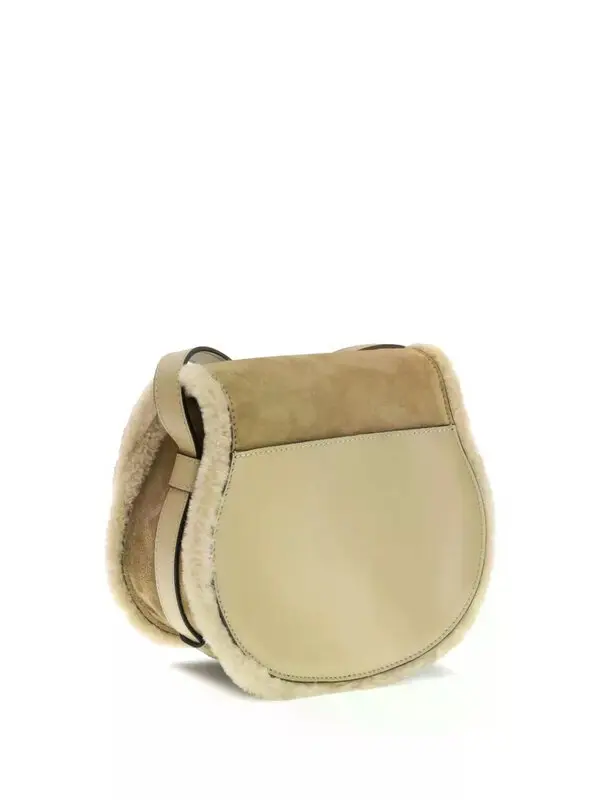 Chloé Marcie Saddle Cross Body Bag - Neutrals