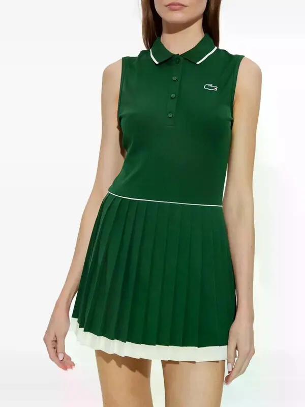 Lacoste Pleated Mini Dress