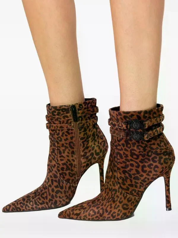 Kurt Geiger Leopard Print Ankle Boots