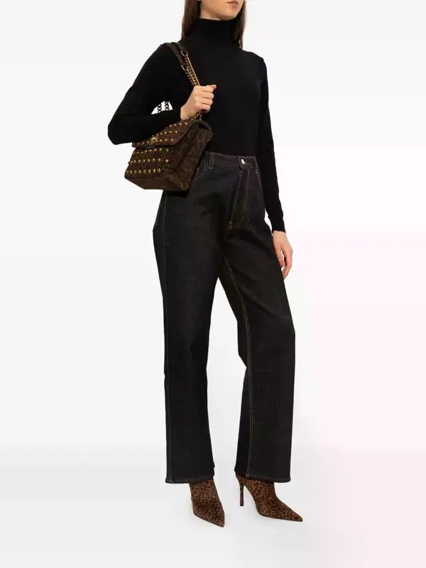 Kurt Geiger Leopard Print Ankle Boots
