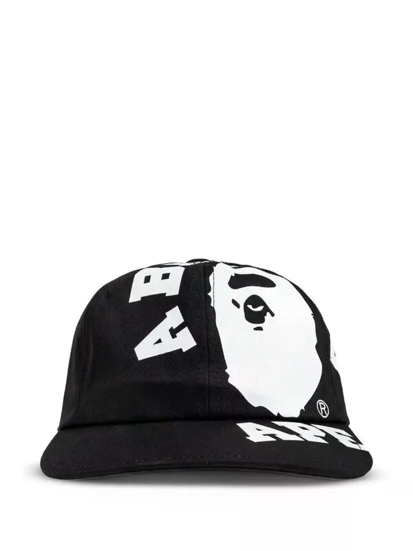 A BATHING APE® Graphic-print Baseball Cap - Black