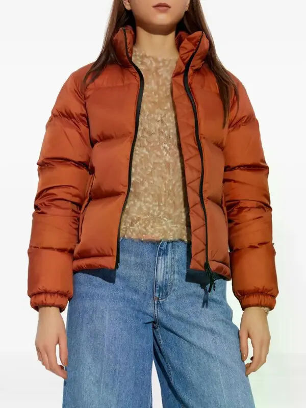 Marni Puffer Jacket With Logo Embroidery