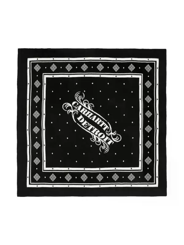 Carhartt Work In Progress Patterned Bandana - Black