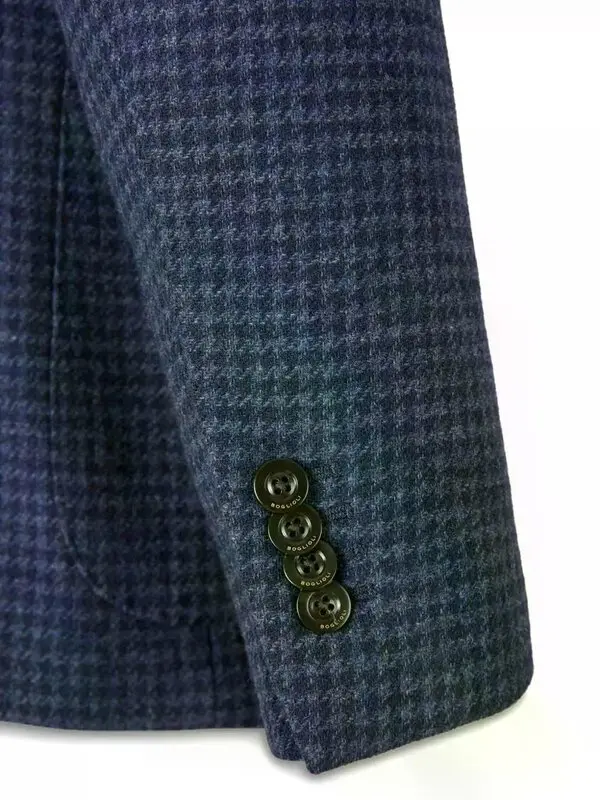 Boglioli Notched Wool Jacket - Blue