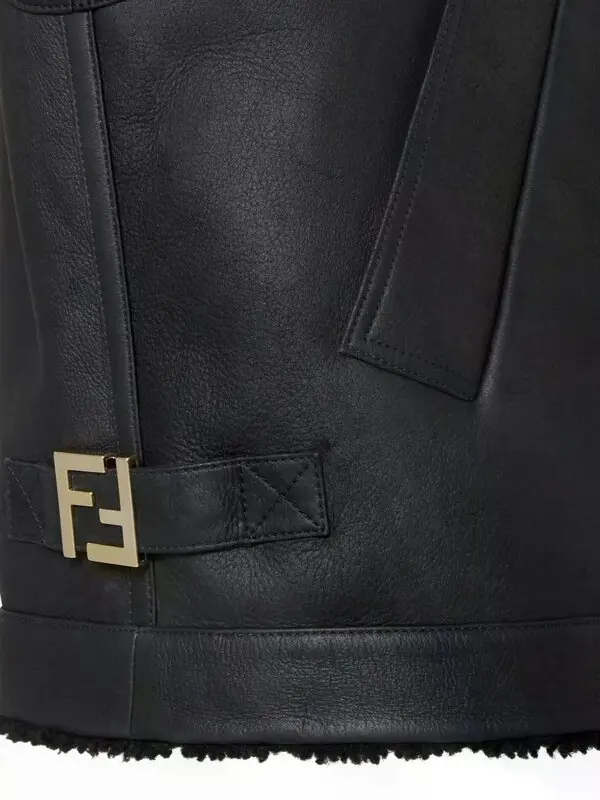 Fendi Fur-collar Zip Gilet