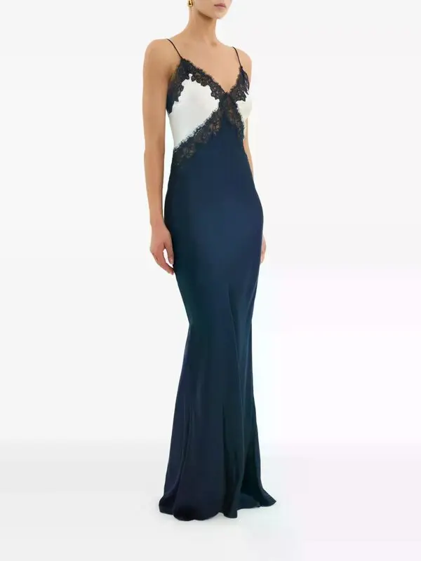 Rebecca Vallance Aumoe Lace Maxi Dress - Blue