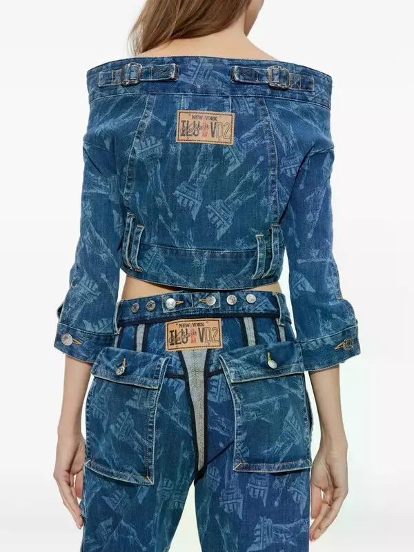 Dsquared2 X Vaquera Off-shoulder Jacket