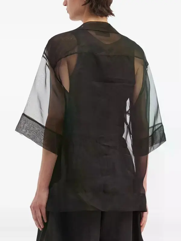 Simone Rocha Floral Appliqué Shirt