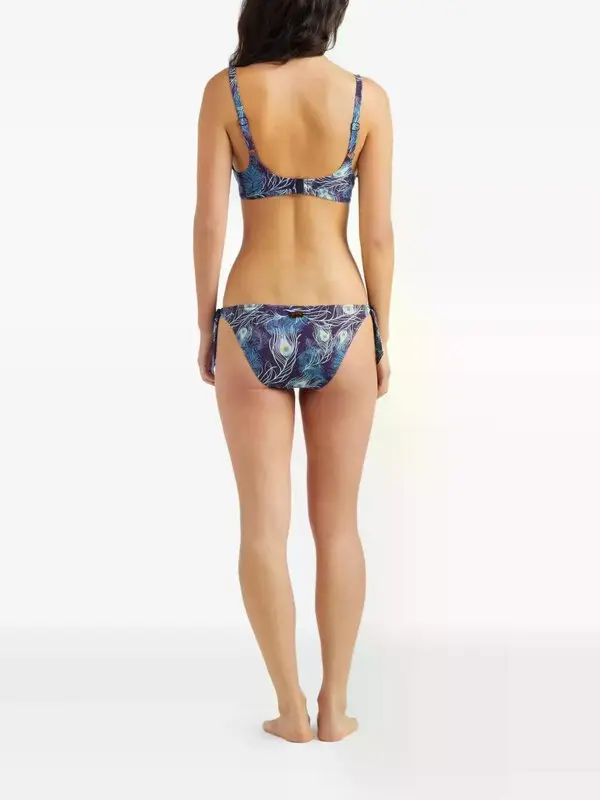 Vilebrequin Peacock Print Bikini Top
