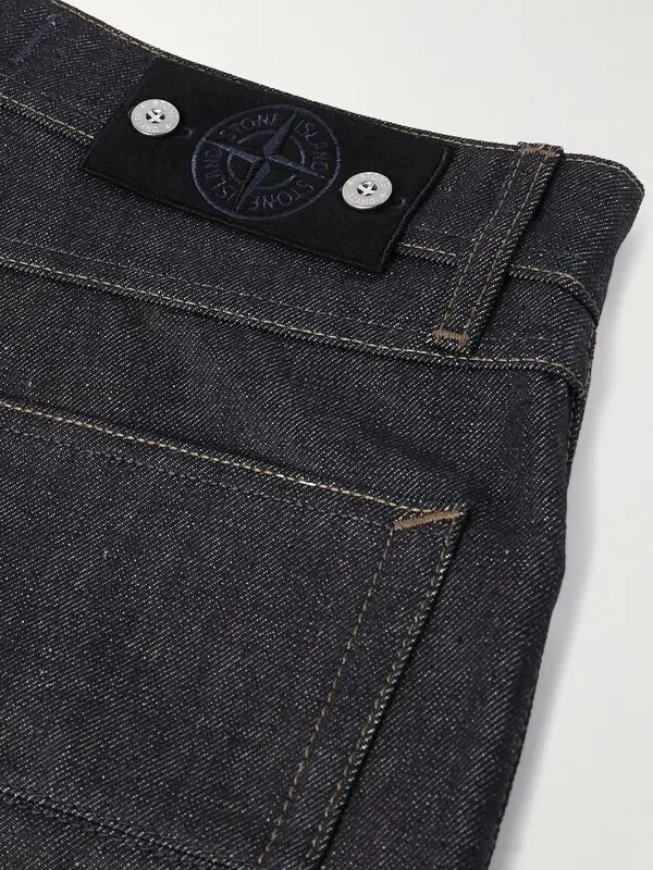 Stone Island Straight-leg Raw Selvedge Jeans