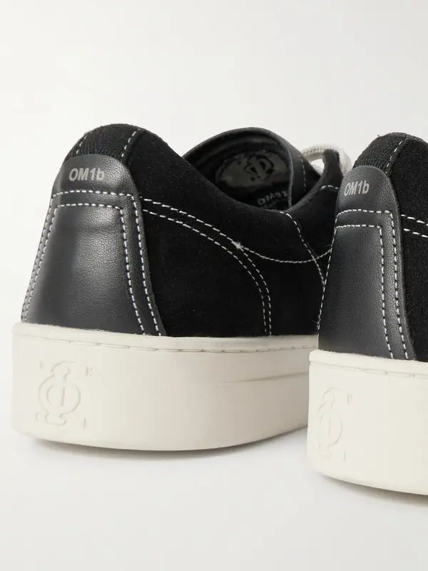 OMNI Dellow Leather-trimmed Sneakers