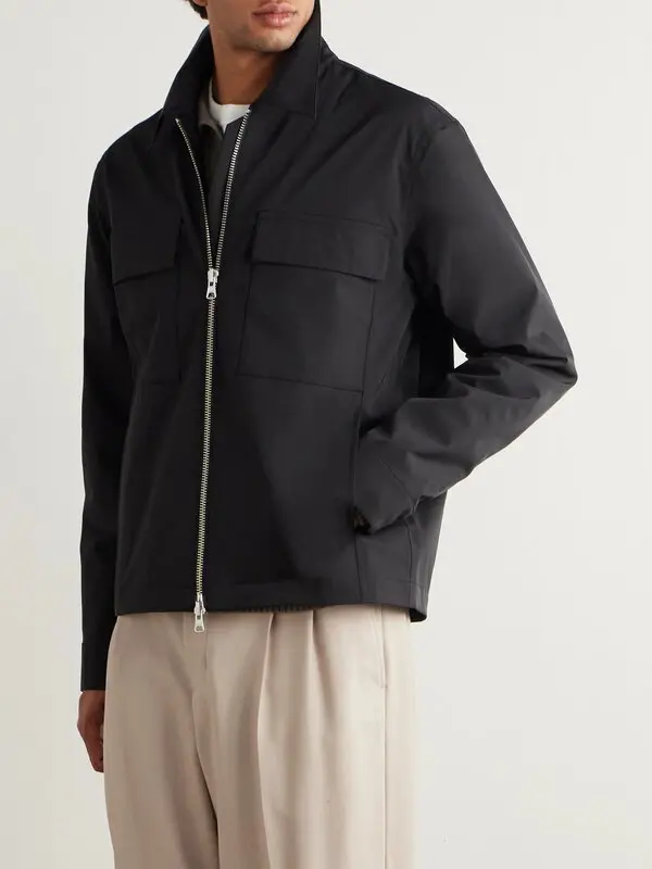 Nn07 Alban 8240 Recycled Twill Jacket - Black