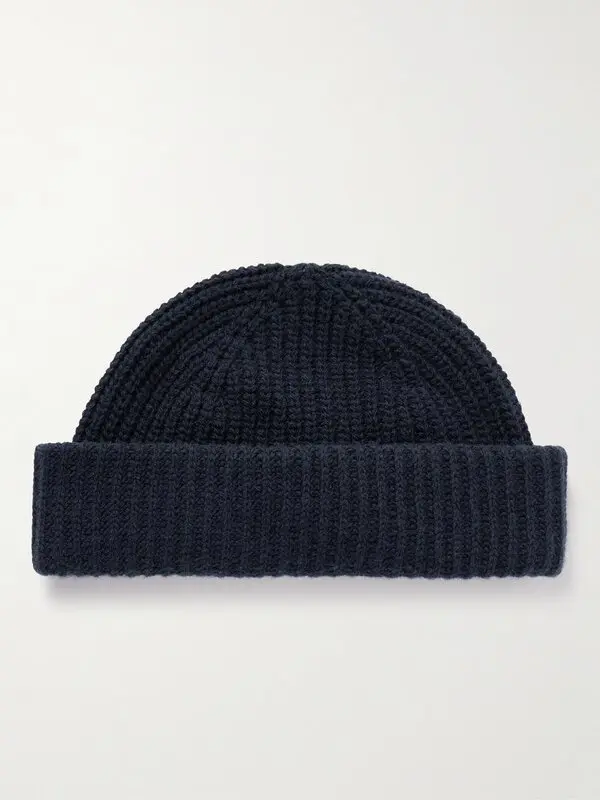 Nn07 Sailor 6650 Ribbed Beanie - Blue