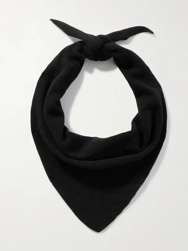 Nn07 6623 Wool Scarf - Black