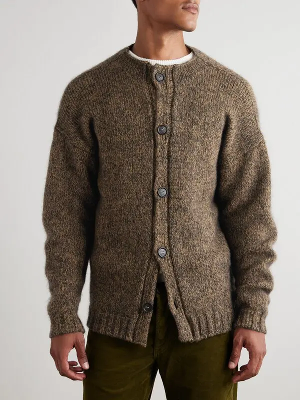 Massimo Alba Orfeo Oversized Wool-blend Cardigan