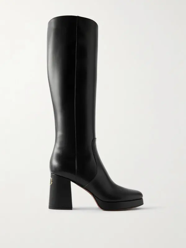 Valentino Garavani Leather Knee Boots