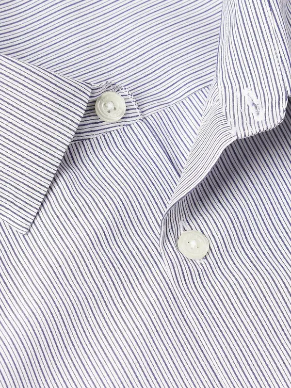 Altea Scott Striped Cotton-poplin Shirt