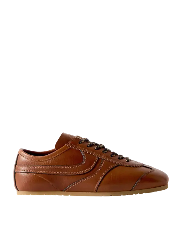 Dries Van Noten - Leather Low-Top Sneakers