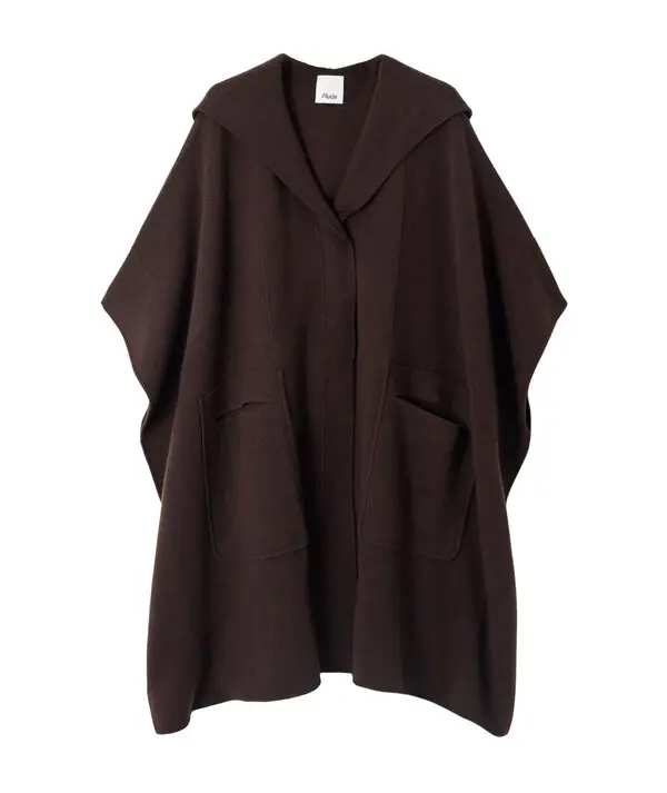 ALLUDE - Hooded Wool And Cashmere-Blend Cape