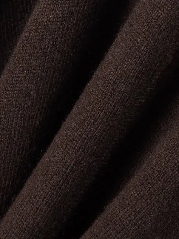 ALLUDE - Hooded Wool And Cashmere-Blend Cape