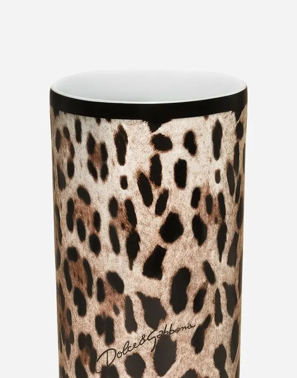 Dolce & Gabbana Cylindrical Porcelain Vase