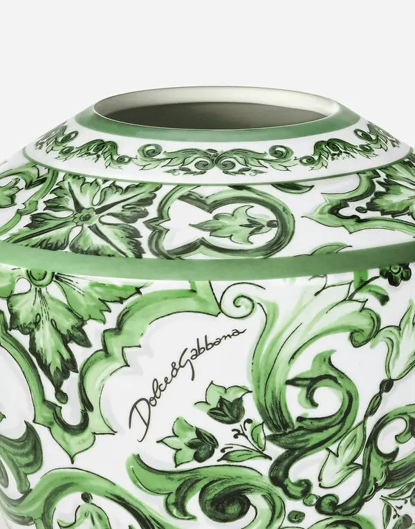 Dolce & Gabbana Small Amphora Porcelain Vase - Multicolor