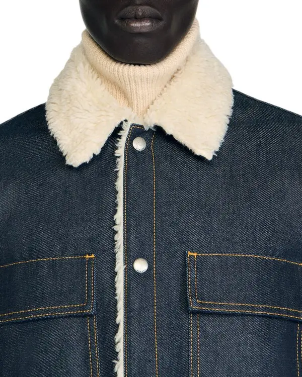 Sandro Denim Overshirt