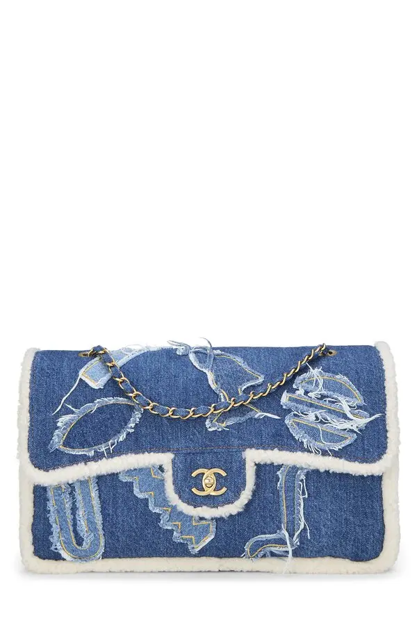 Chanel Paris-egypt Shearling Hieroglyph Flap