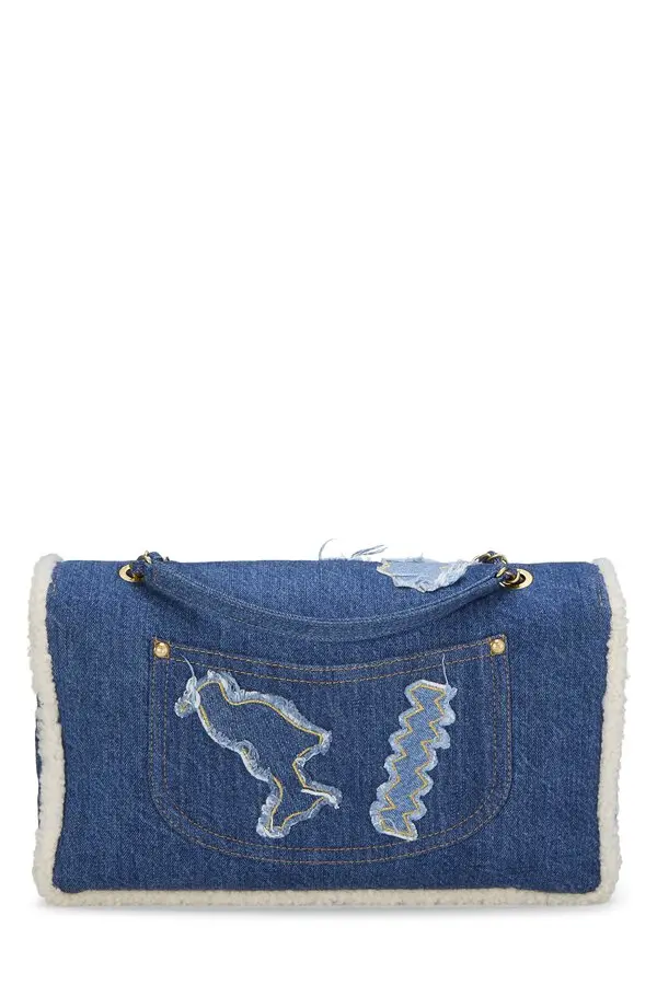Chanel Paris-egypt Shearling Hieroglyph Flap