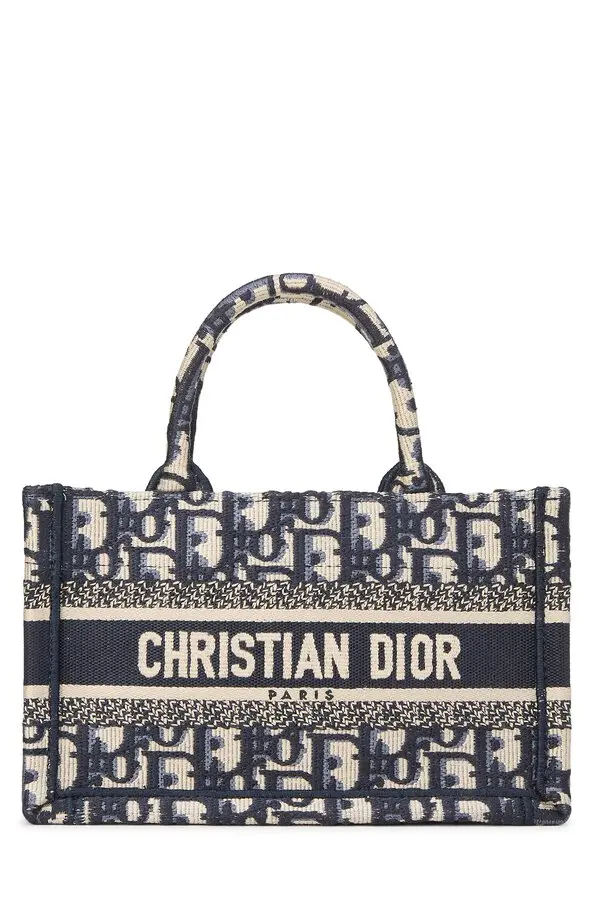 Dior Trotter Book Tote - Navy