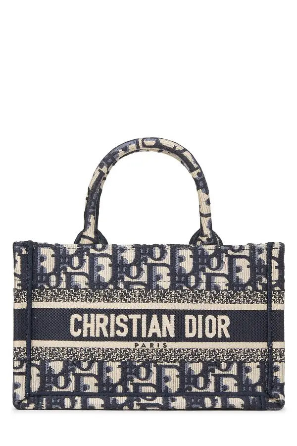 Dior Trotter Book Tote - Navy