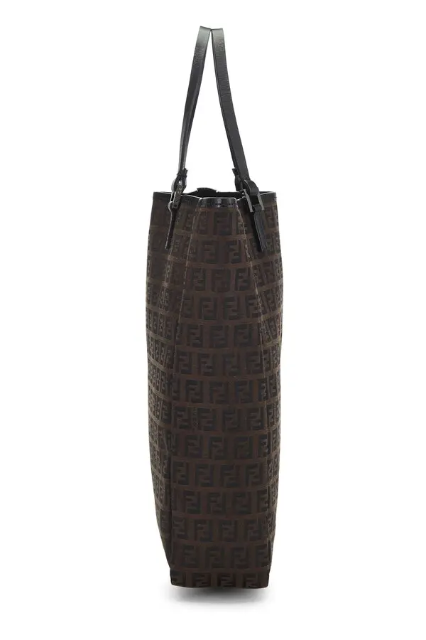 Fendi Zucchino Tote - Brown
